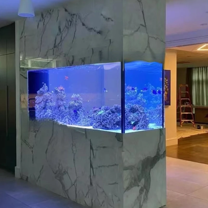Living-Room-Partition-Hallway-Customized-Fish-Tank-Screen-Fish-Tank ...