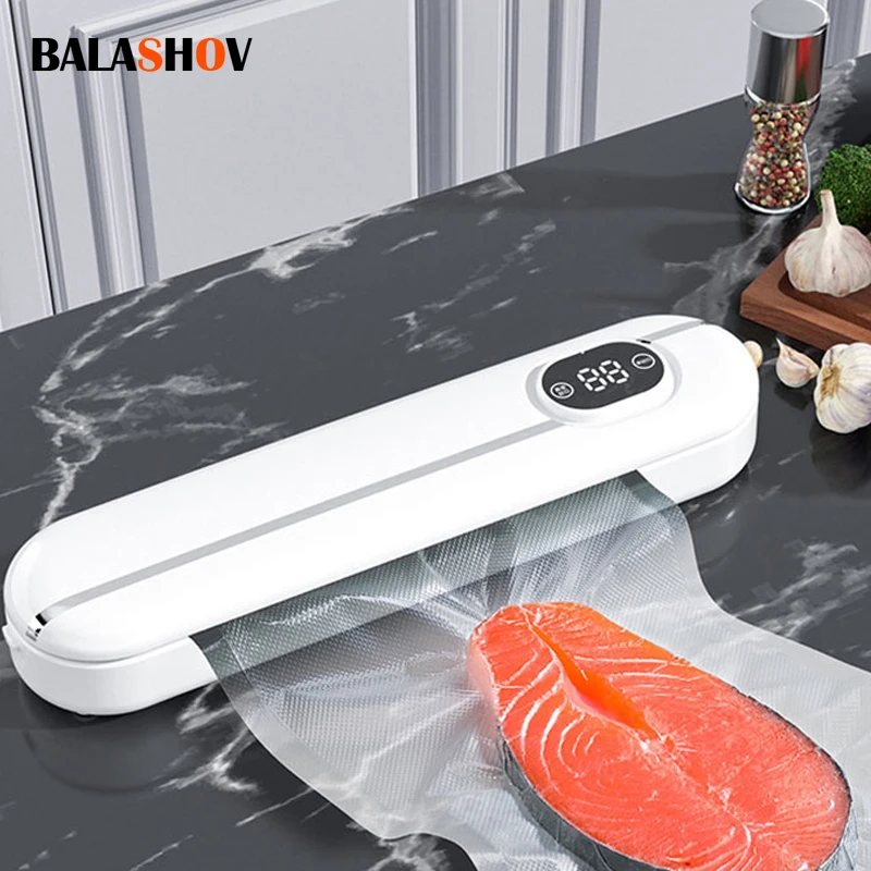 220V-110VVacuum-Sealer-Kitchen-Packaging-Machine-Household-Food-Film ...