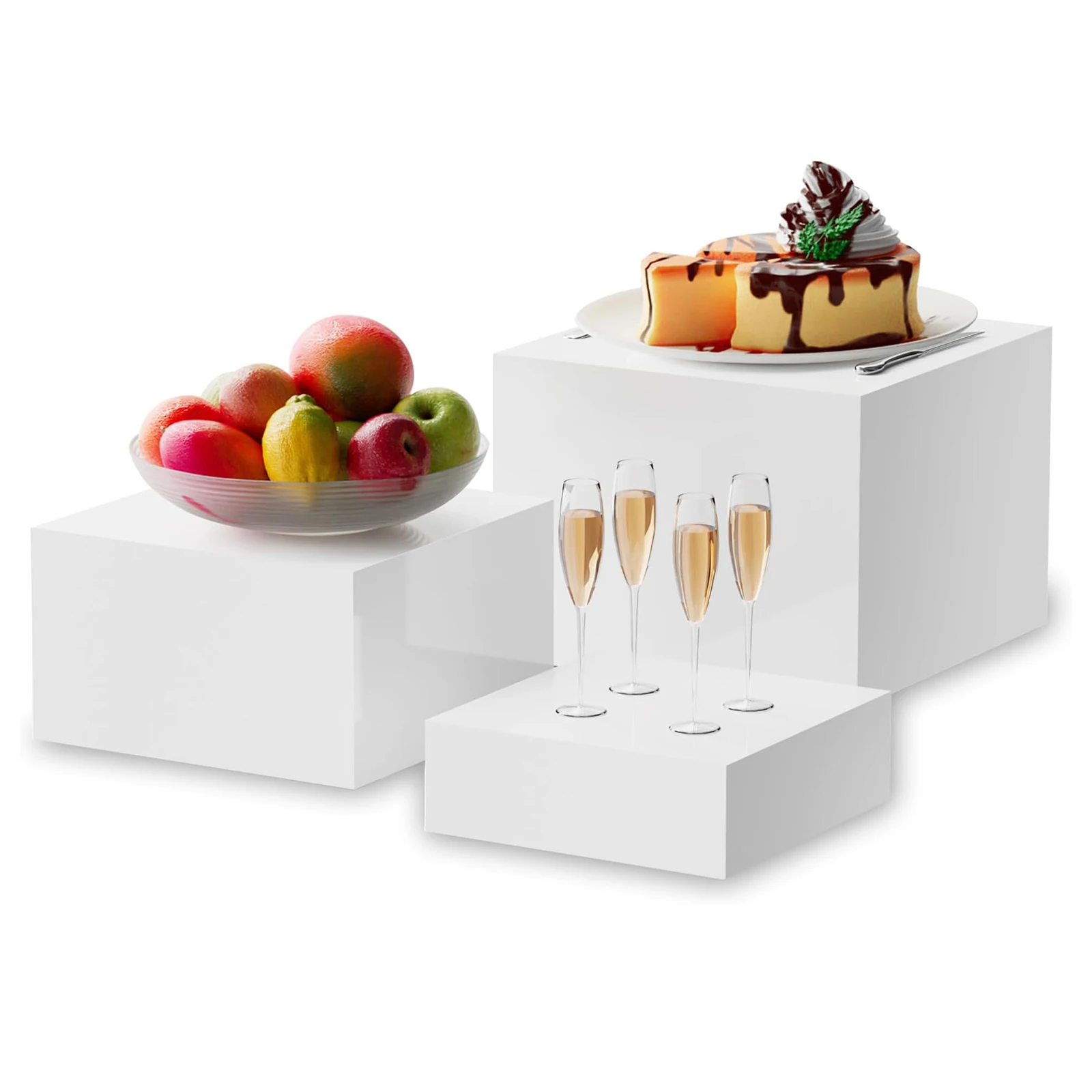 8-Pieces-Acrylic-Cube-Display-Box-Riser-Buffet-Riser-Food-Display-Stand ...