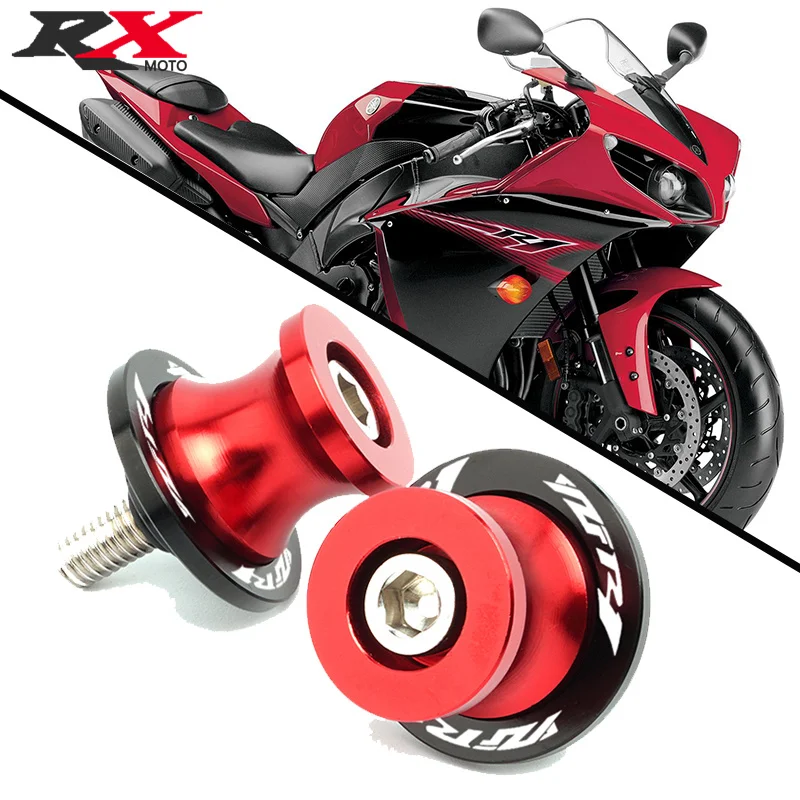 2Pcs-6MM-Motorcycle-Swingarm-Spools-Sliders-CNC-Swing-Arm-Stand-Screw ...