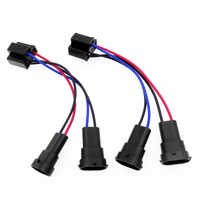 1-Pair-for-H4-To-H11-Wire-Harness-Adapter-Car-Headlight-Bulb-Conversion ...