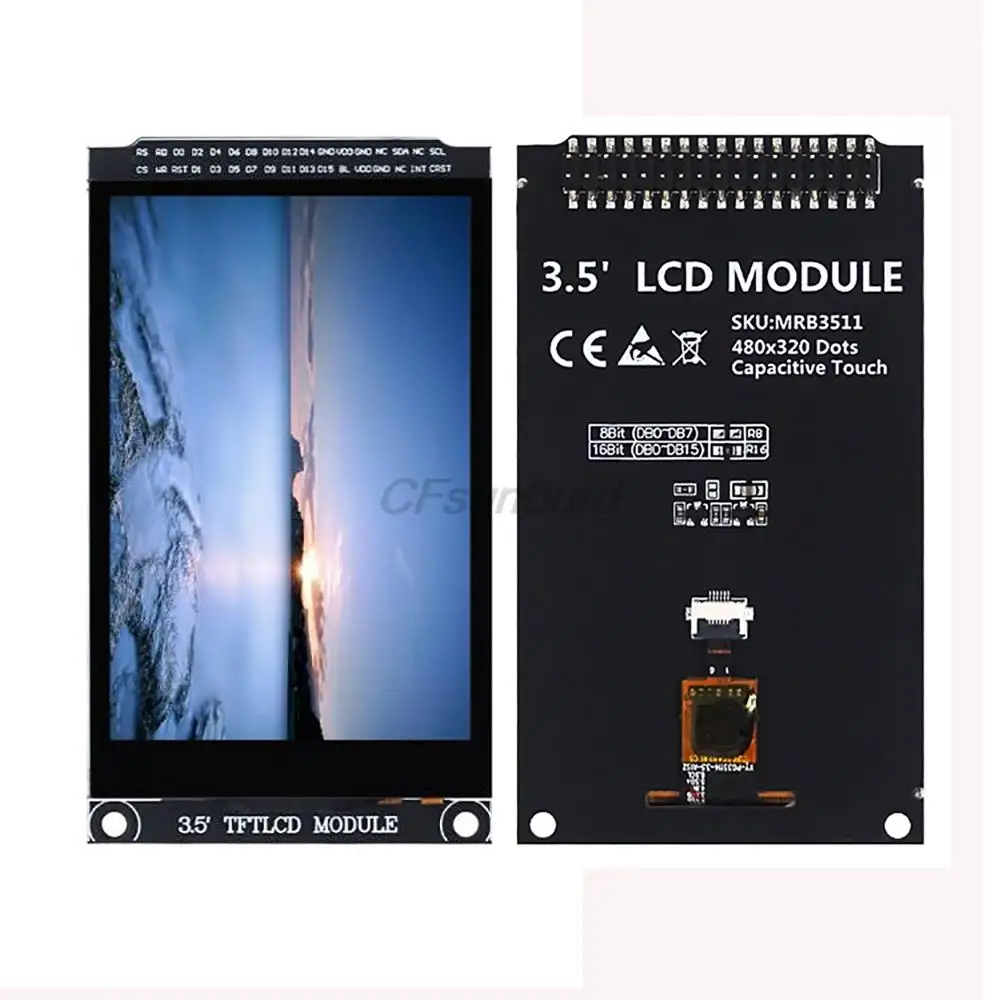 3-5-inch-capacitive-touch-module-HD-TFT-display-color-screen-module ...