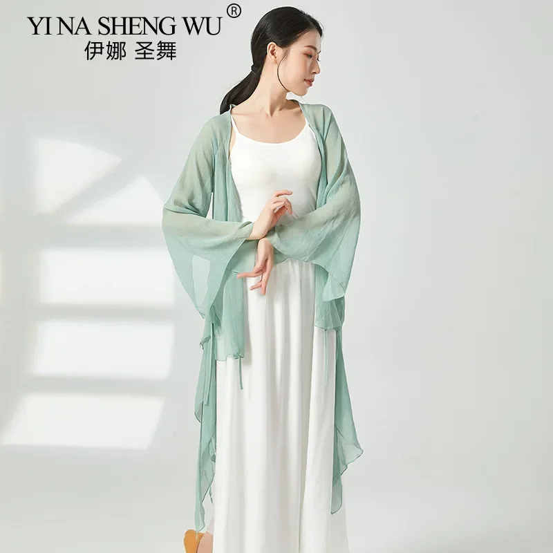 Classical-Dance-Trumpet-Sleeve-Tops-Practice-Clothes-Women-s-Clothes ...