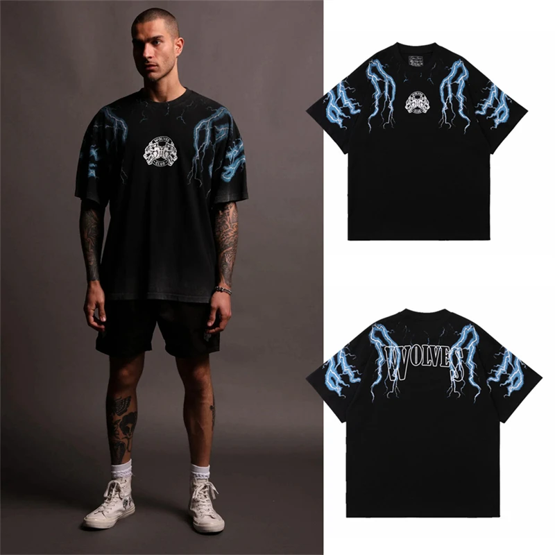 Darc Wovles Sport Shirts Workout Fitness Sports Oversized Bodybuilding ...