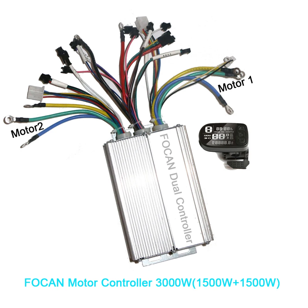 Dual-Drive-Motor-Controller-Double-Two-2-pcs-brushless-speed-driver-For ...