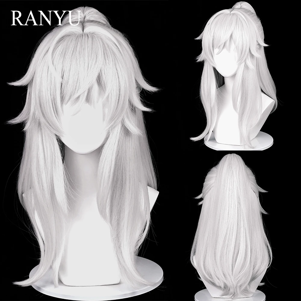 RANYU Honkai: Star Rail Jing Yuan Wigs with Bangs Synthetic Straight ...