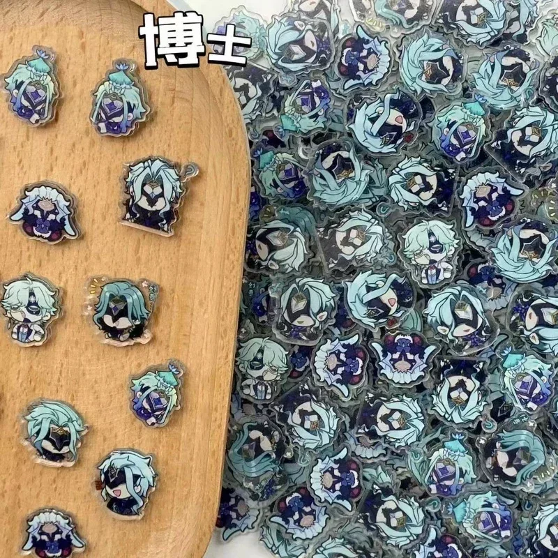 Game Impact Focalors Forina 20Pcs 2cm Patch Keychain Hair Tie ...
