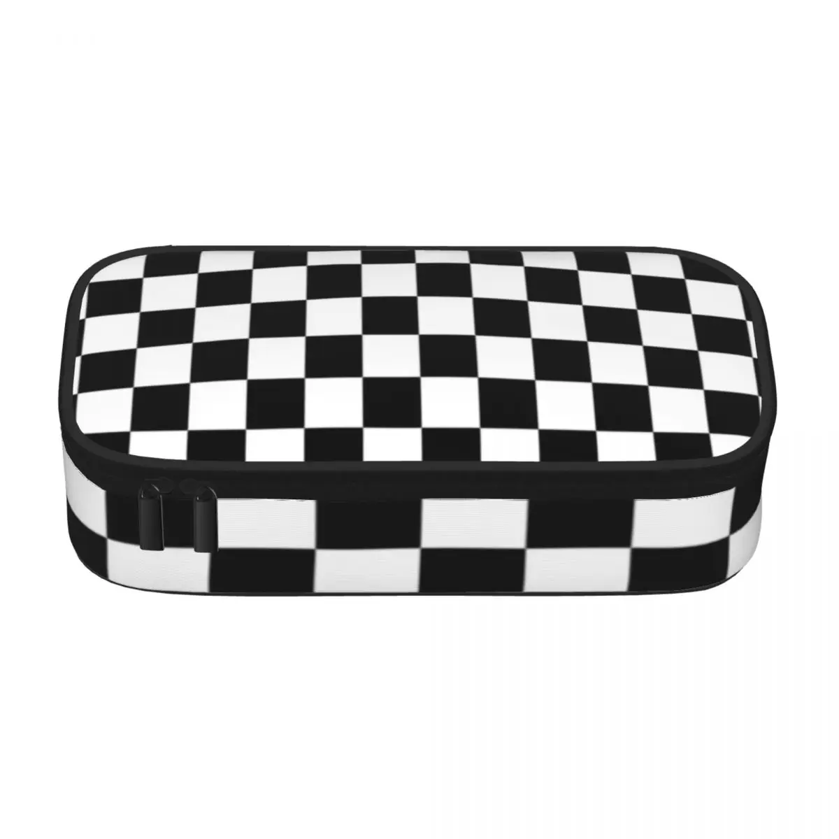 Black-Checkerboard-Pencil-Case-Classic-Black-and-White-Checker-Boy-Girl ...