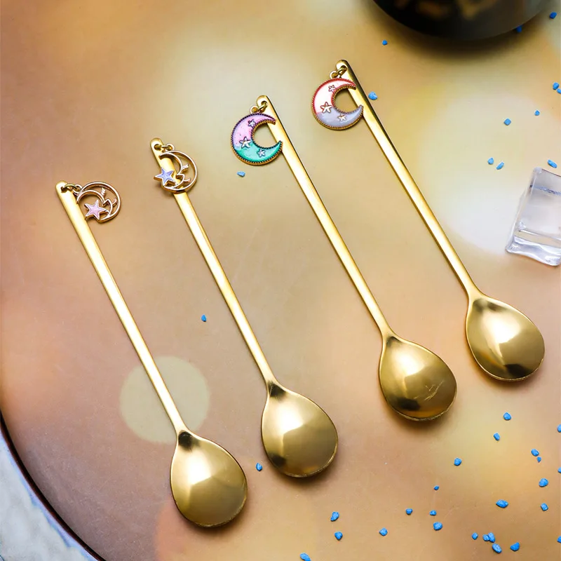 Stainless-Steel-Tableware-Ramadan-Theme-Spoon-Fork-Creative-Moon ...