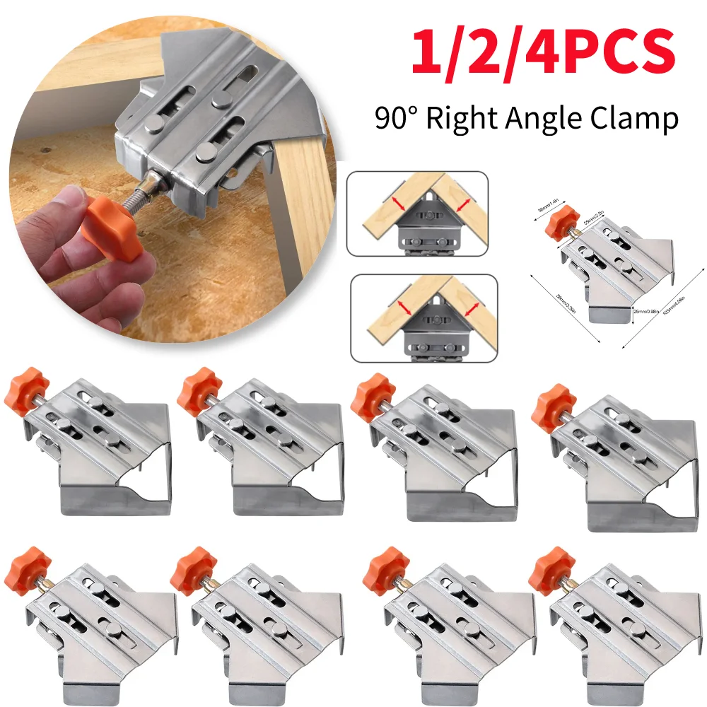 1-2-4pcs-Splicing-Clamp-Locator-Adjustable-Swing-Jaw-Stainless-Steel ...
