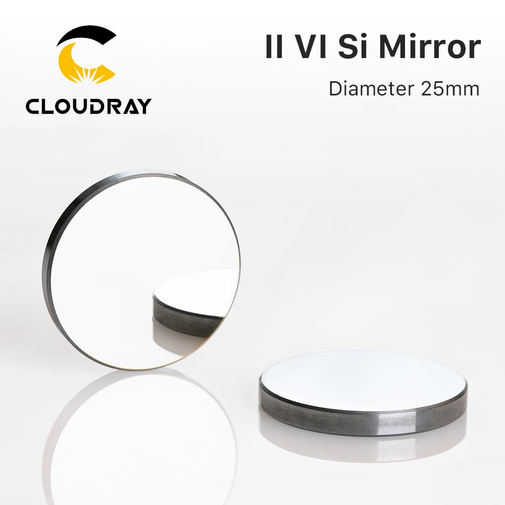 Cloudray-Original-II-VI-Si-Mirror-Dia-25mm-Thk-3mm-10-6um-LPMS-Coating ...