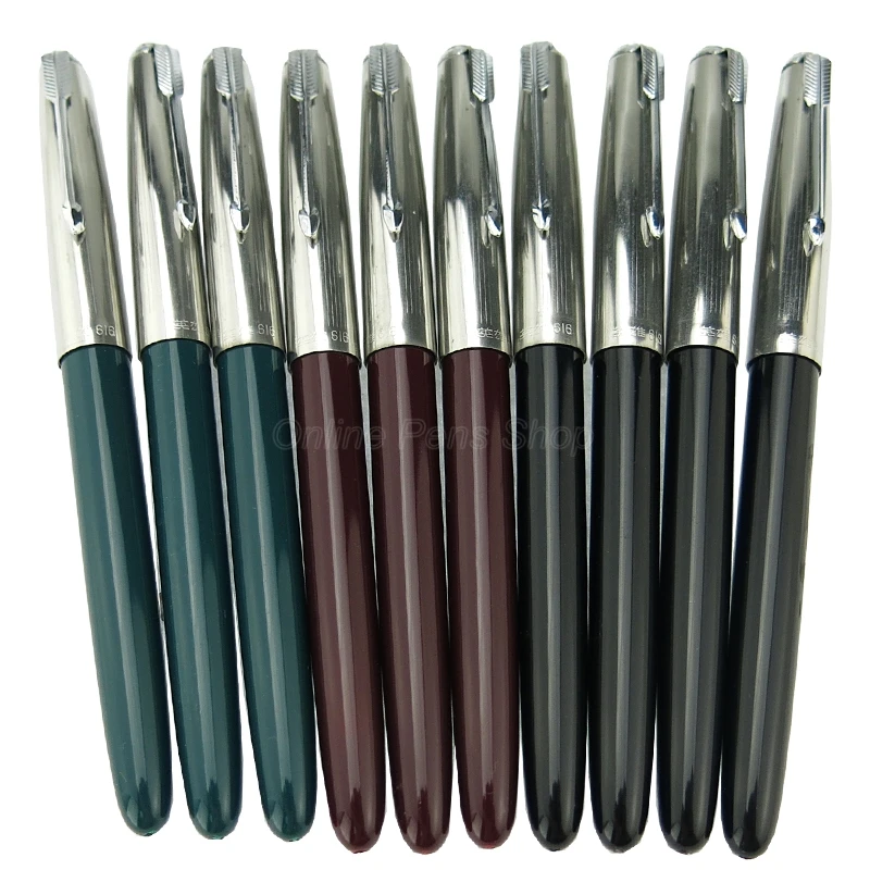10-PCS-Hero-616-Classic-Metal-Fountain-Pens-Set-Extra-Fine-0-38mm-Nib ...