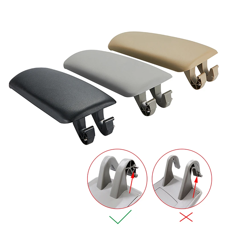 1pc Leather Car Armrest Latch Cover For Audi A4 B6 B7 2002-2007 Center ...