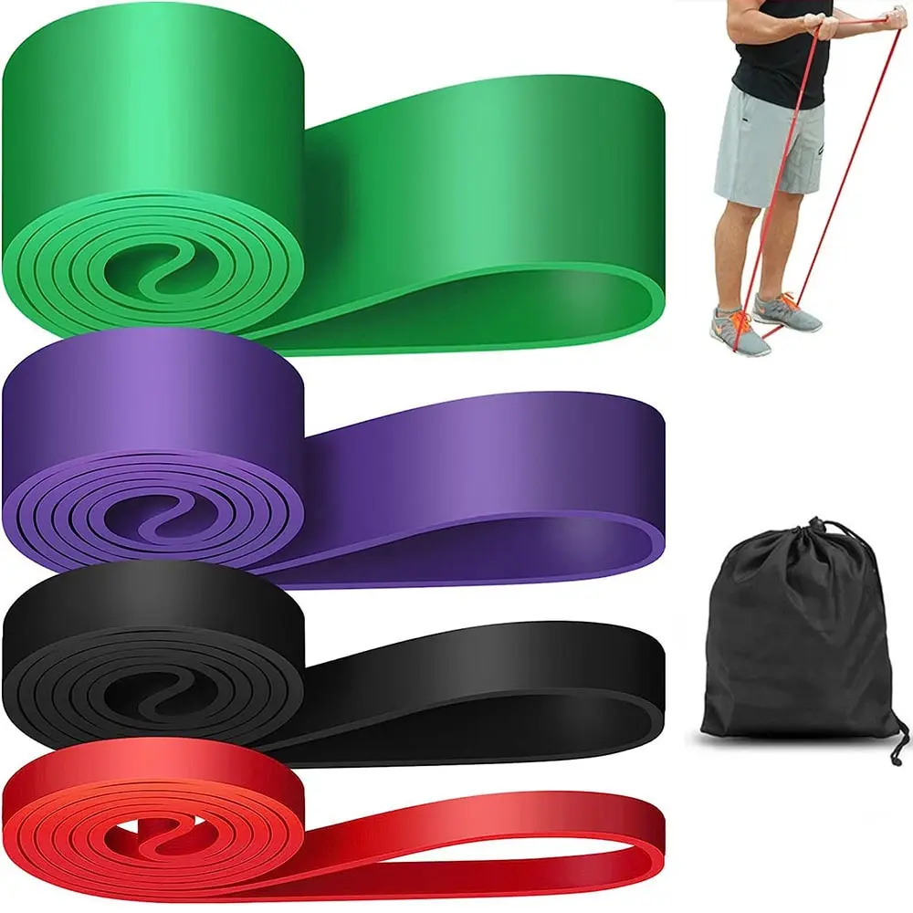 Resistance-Band-Heavy-Duty-Latex-Sports-Elastic-Belt-Pull-Up-Assist ...