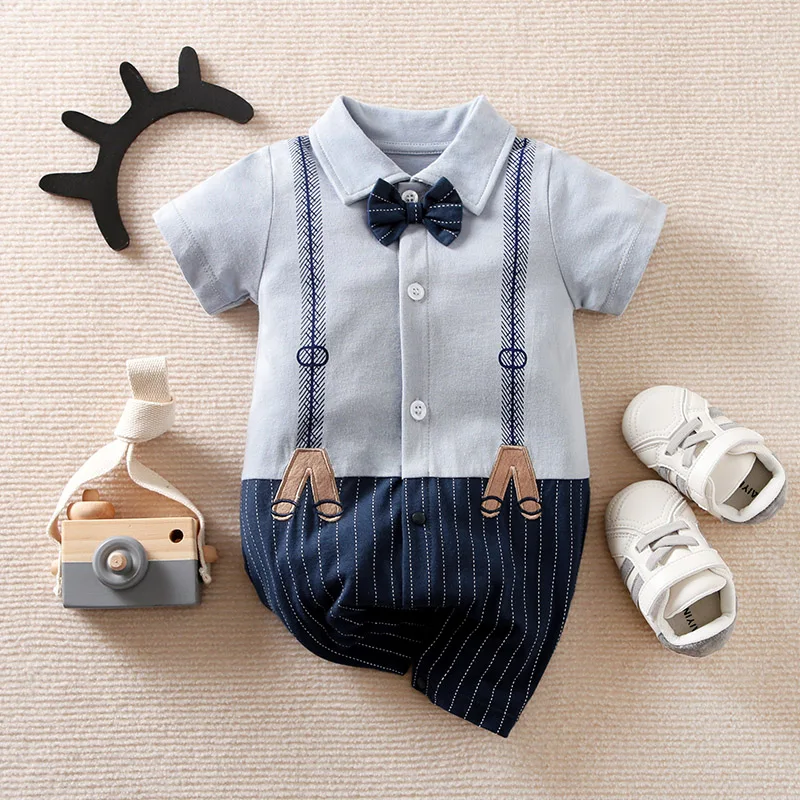 Newborn-Clothing-Handsome-Gentleman-Backband-Cotton-Comfortable-And ...