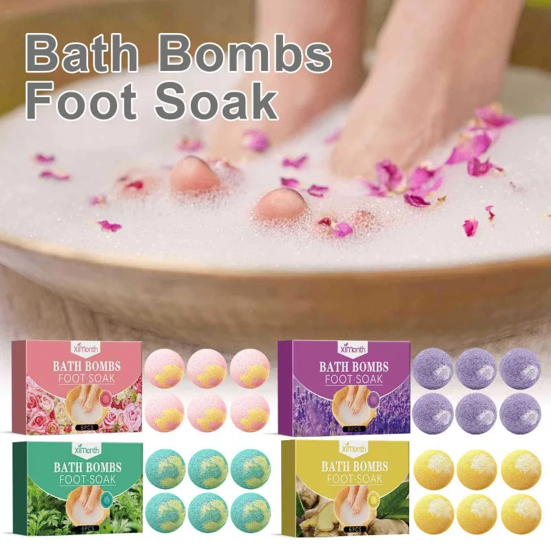 6pcs-box-Bath-Bombs-Foot-Bath-Ball-Nourishing-Anti-dry-Foot-Spa-Bomb ...