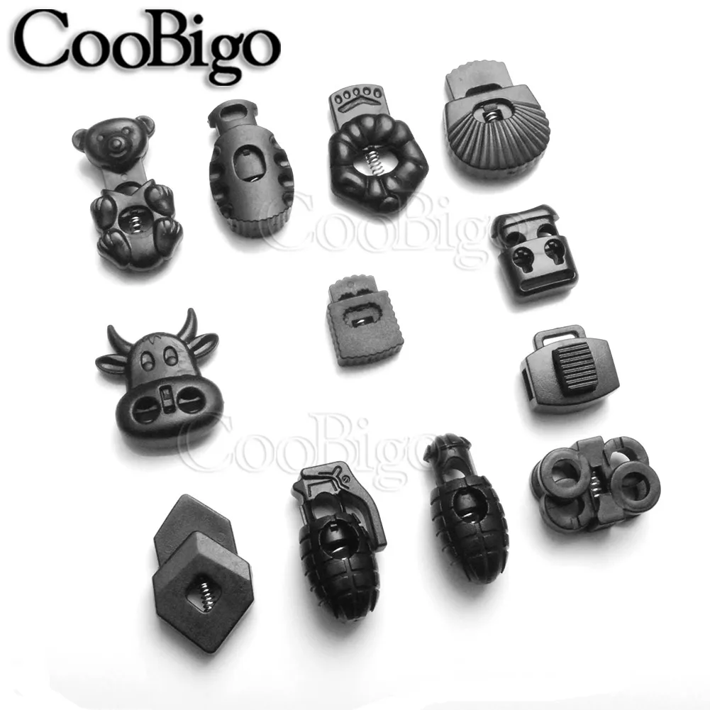 20pcs-Cord-Lock-End-Stopper-Clip-Spring-Toggle-Rope-Clamp-Clasp-DIY ...