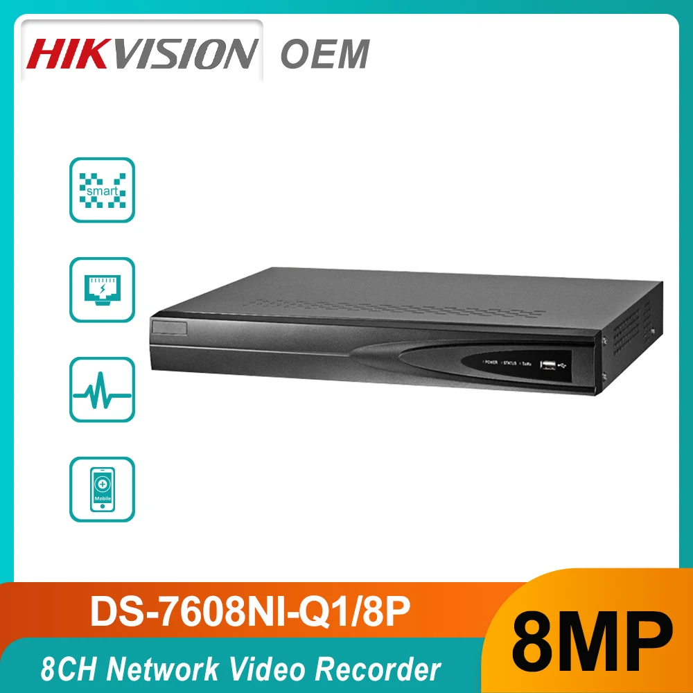 Anpviz Sistema de videovigilancia 4K, 8 canales, PoE, NVR, Hikvision ...