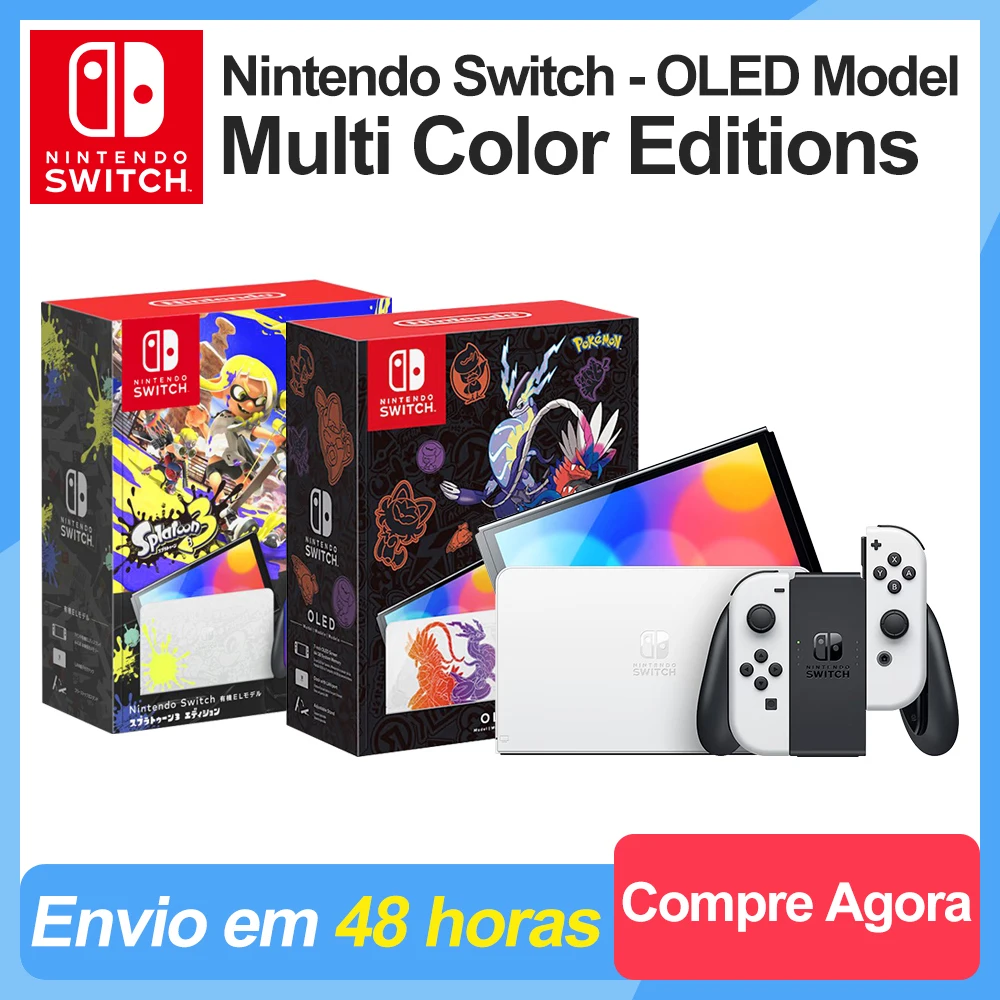 Nintendo Switch OLED nintendo switch oled console várias edições de ...