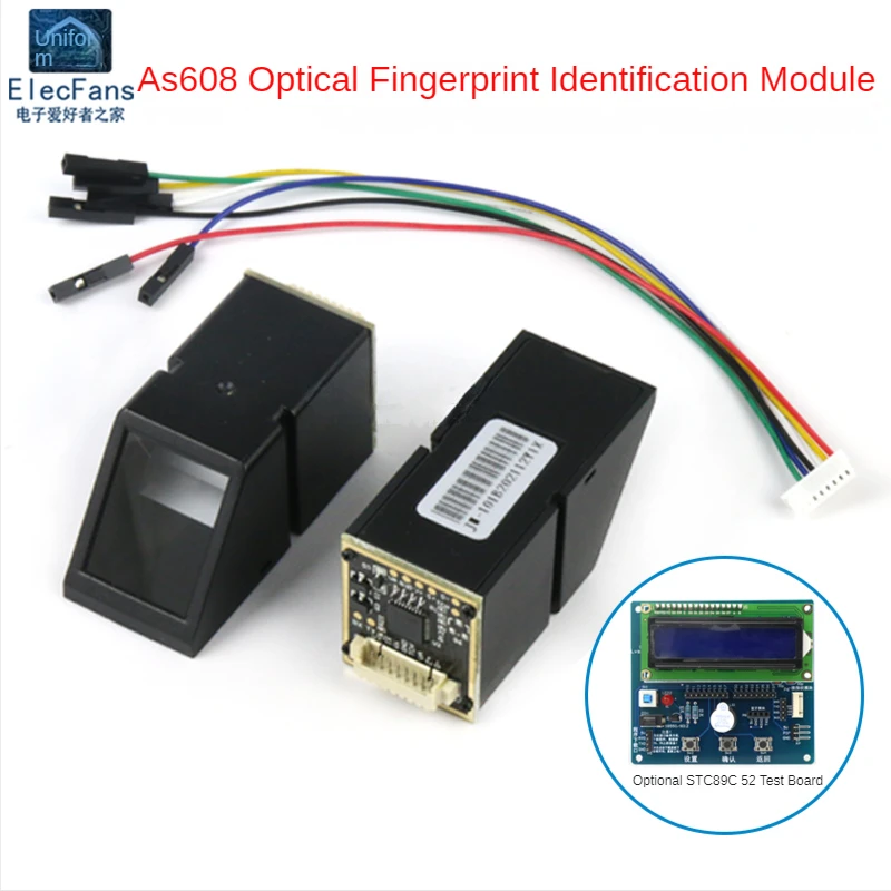 AS608-Optical-Fingerprint-Acquisition-Sensor-Identification-Module ...