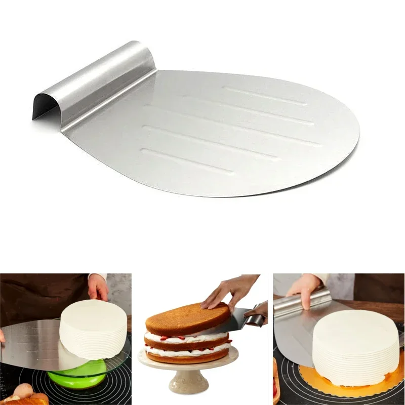 Stainless-Steel-Cake-Transfer-Tray-Cake-Serving-Tool-Pizza-Bread-Moving ...