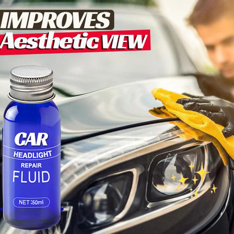 Car Headlight Polishing Agent Scratch Remover Repair Headlight Renewal ...