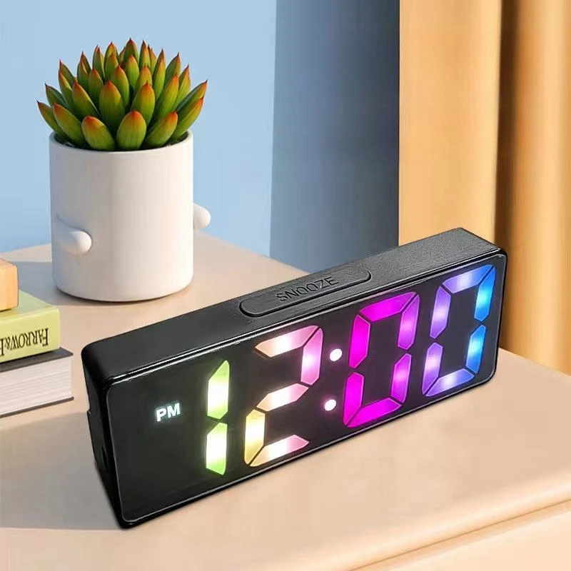 Voice-Control-Digital-Alarm-Clock-Temperature-Date-2-Display-Mode ...