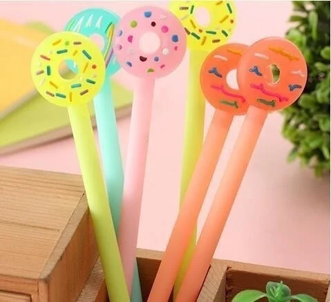 STYLO,Rose-Black--stylo à donuts mignon Kawaii, 1 pièce, papeterie ...