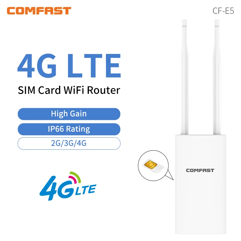 COMFAST-4g-Sim-Router-Outdoor-Waterproof-WiFi-CAT4-LTE-Modem-Routers ...