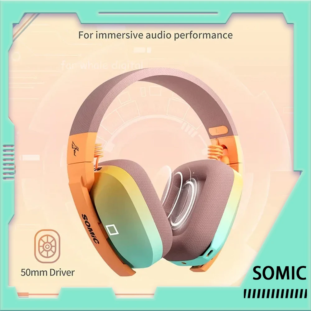 Somic-G810-Headphone-With-3-Modes-Connection-35ms-Ultra-Low-Latency ...
