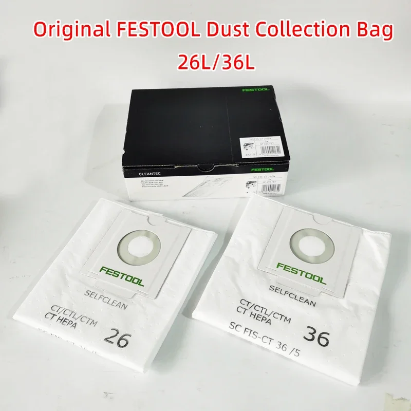 Original Authentic FESTOOL Dust Collection Bag For 26 Liter Dust Bucket ...