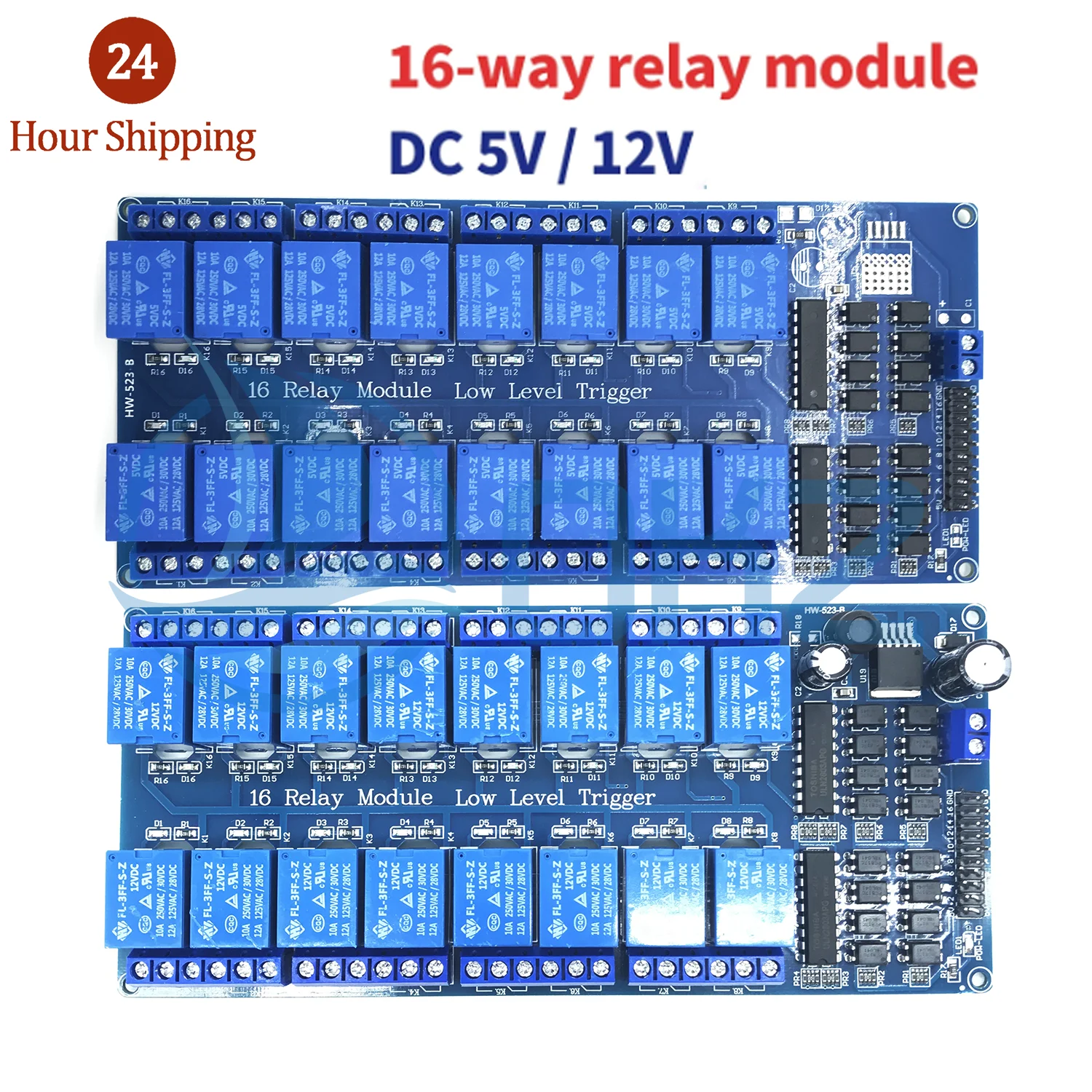 5V-12V-16-Channel-Relay-Module-Smart-Expansion-Board-W-Optical-Coupler ...