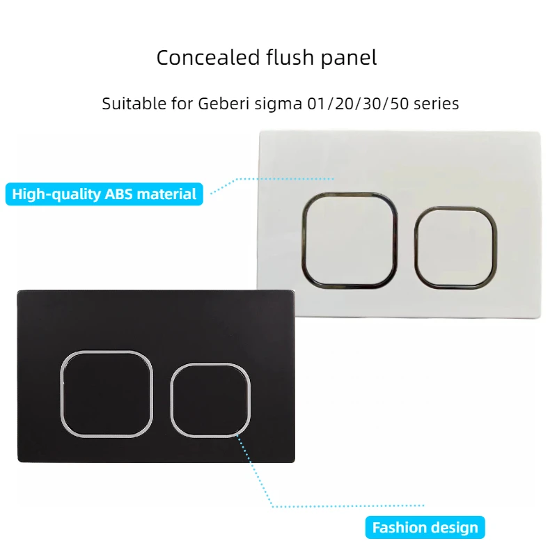 Modern Style Concealed Flush Panel Sigma Water Tank Flush Valve Geberit ...