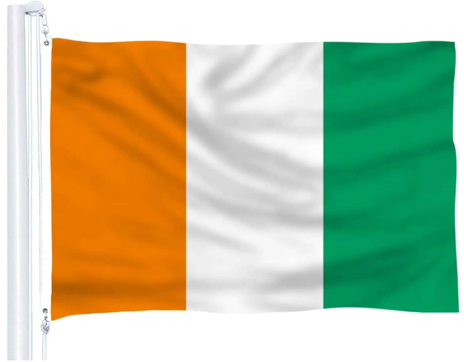 90x150cm-Ivory-Coast-Flag-3x5-Ft-Thicker-Polyester-The-Ivorian-National ...