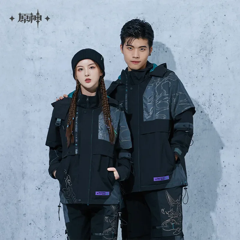 Chaqueta-de-juego-de-Anime-Xiao-Genshin-Impact-abrigo-oficial-miHoYo ...