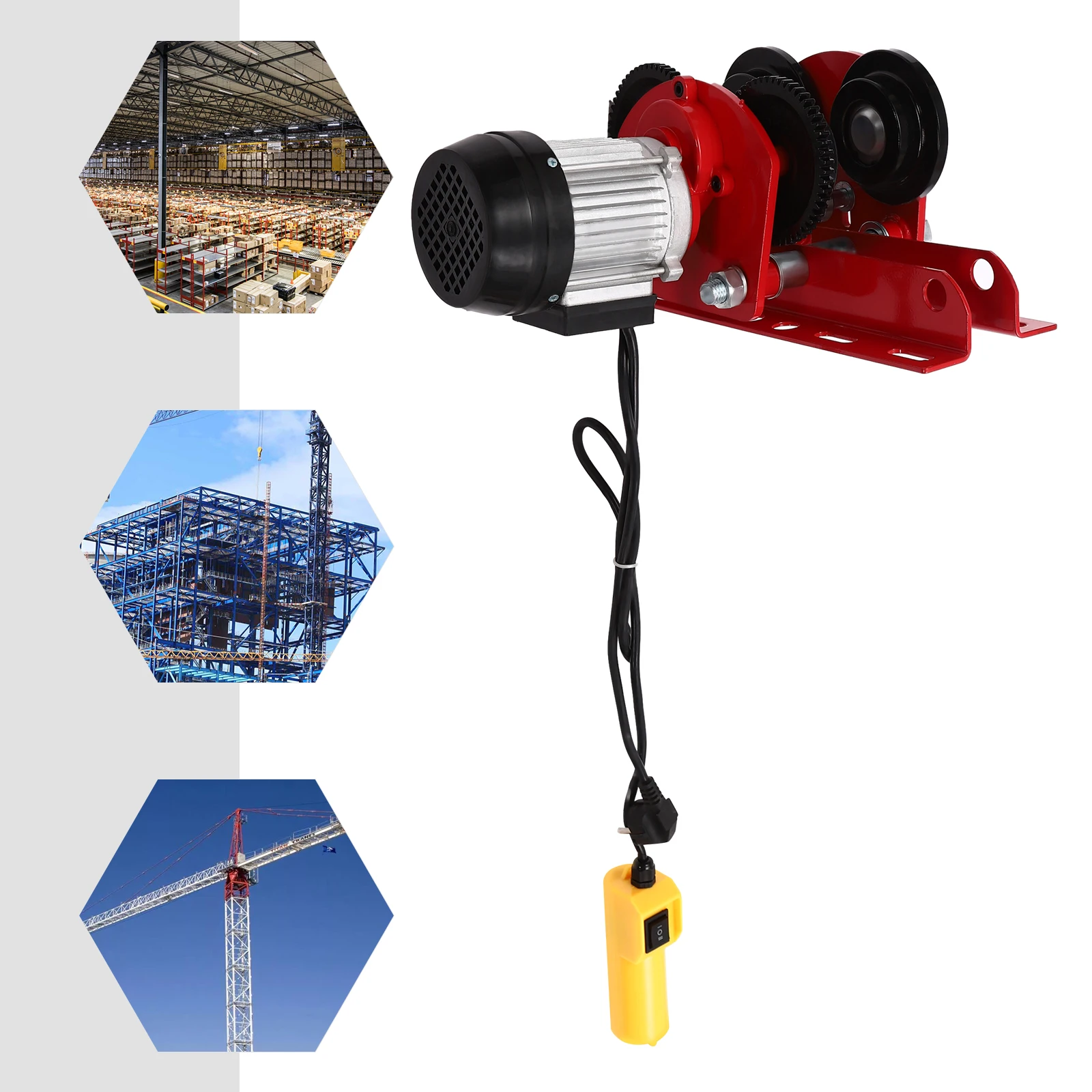 Treuil-lectrique-de-Levage-de-1000kg-Grue-C-ble-pour-Garage-Ascenseur ...