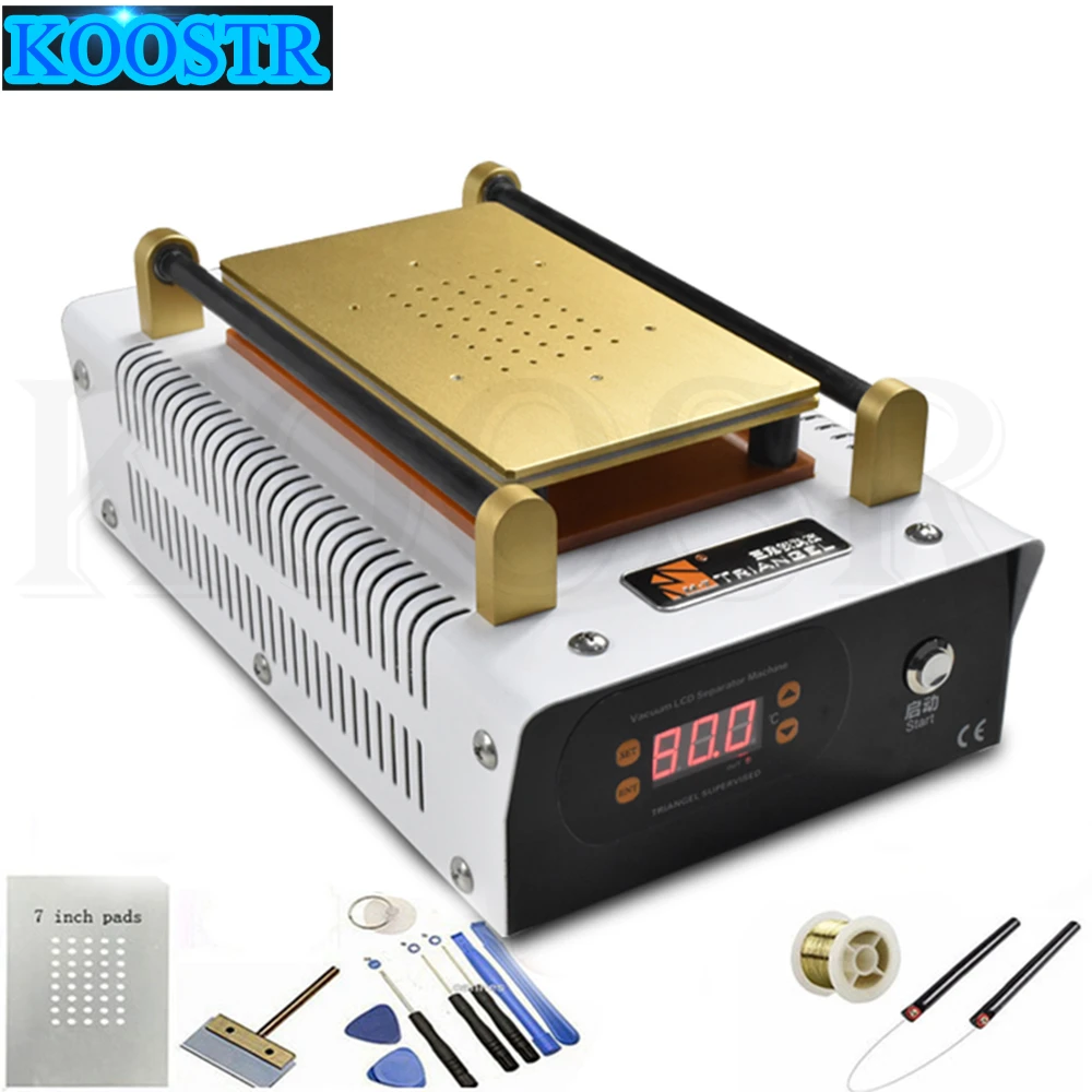 7Inch LCD Glass Screen Separator Repair Machine Built in Vacuum Pump ...