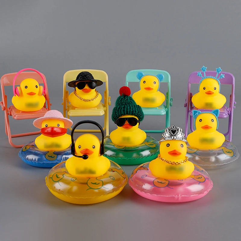 50pc-Rubber-Duck-Accessory-Duck-Hat-Accessories-Sunglasses-swimming ...