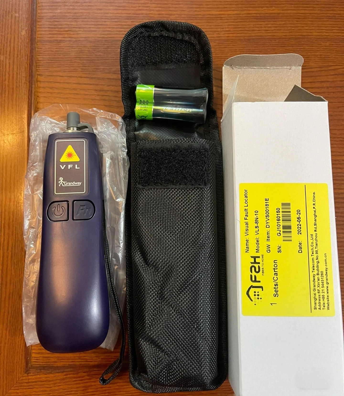 [100% New] Original Grandway 650nm 10mw 12km Mini Fiber Optic Visual ...