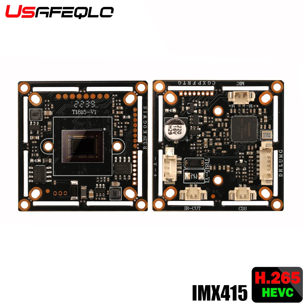 Imx Sensor 8mp 4k Coaxial Ahd Camera Module Board T1815+imx415 Ahd Pcb ...