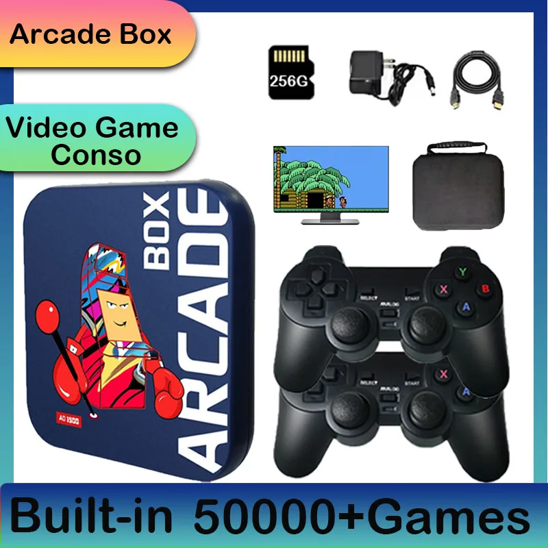 Consola Arcade Box con 40000 juegos integrados, consola Retro 4K TV HD ...