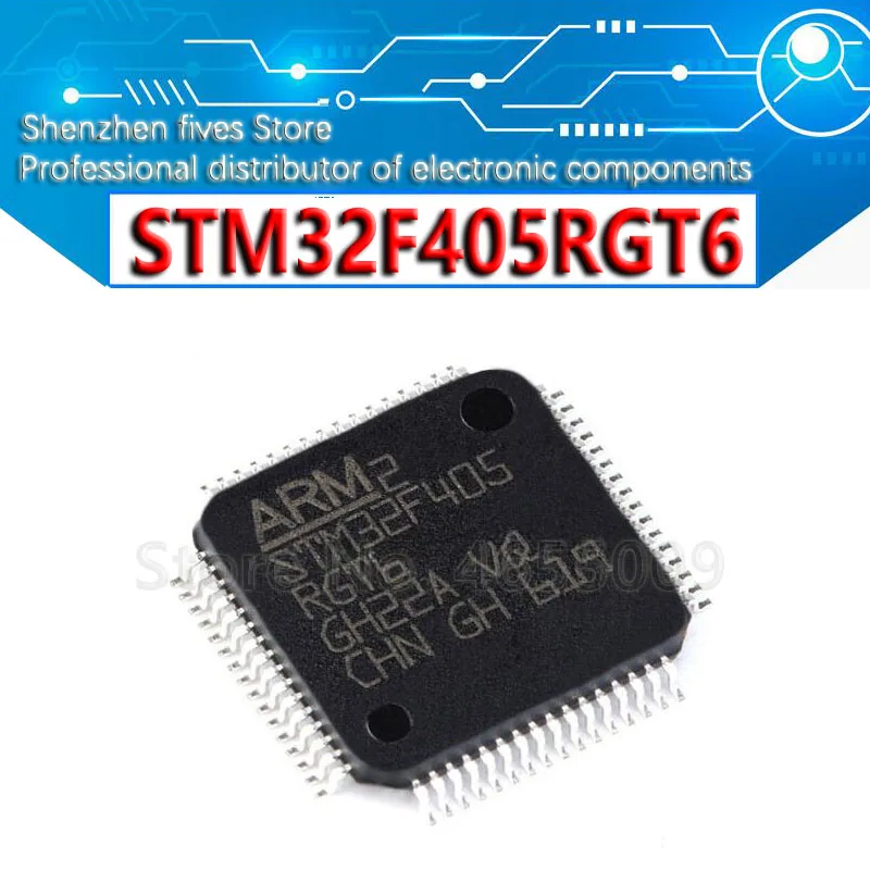 (5 조각) 100% 새로운 STM32F405RGT6 STM32F405 32F405RGT6 QFP64 칩셋|반도체 집적회로 ...