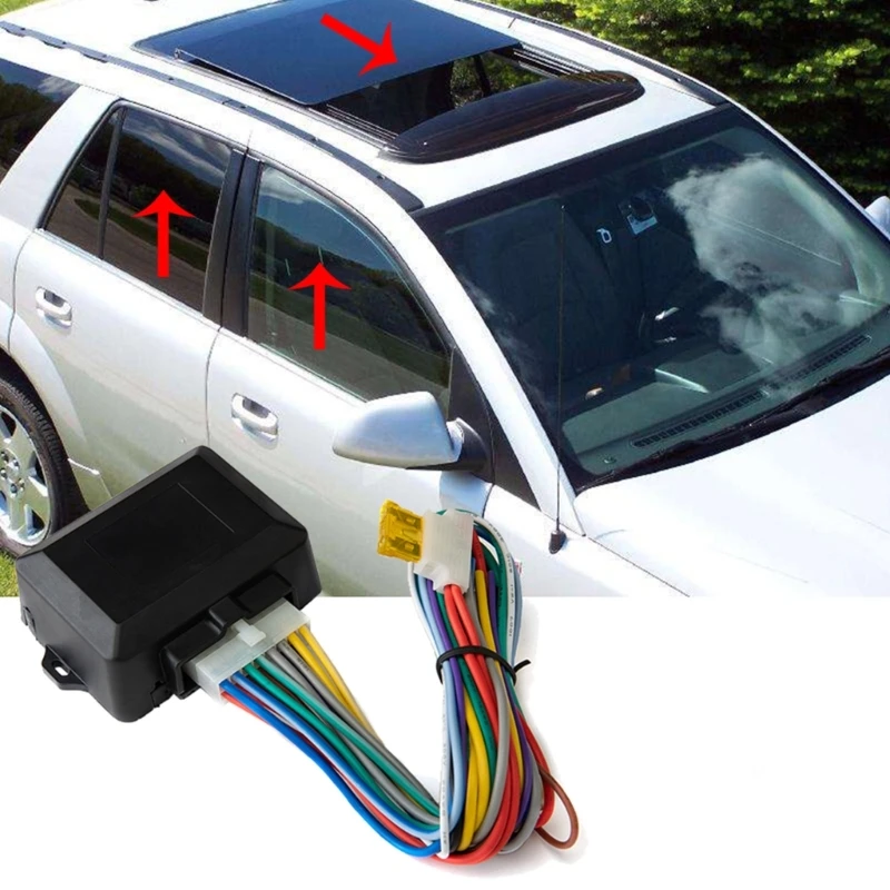 Universal 12V Car Power Window Roll Up Closer Module Alarm System For 4 ...