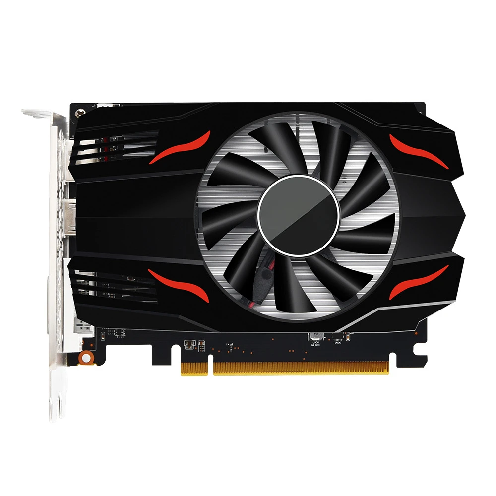 AMD Radeon RX550 4GB GDDR5 128-bit PCIe Graphics Card, silence fan ...