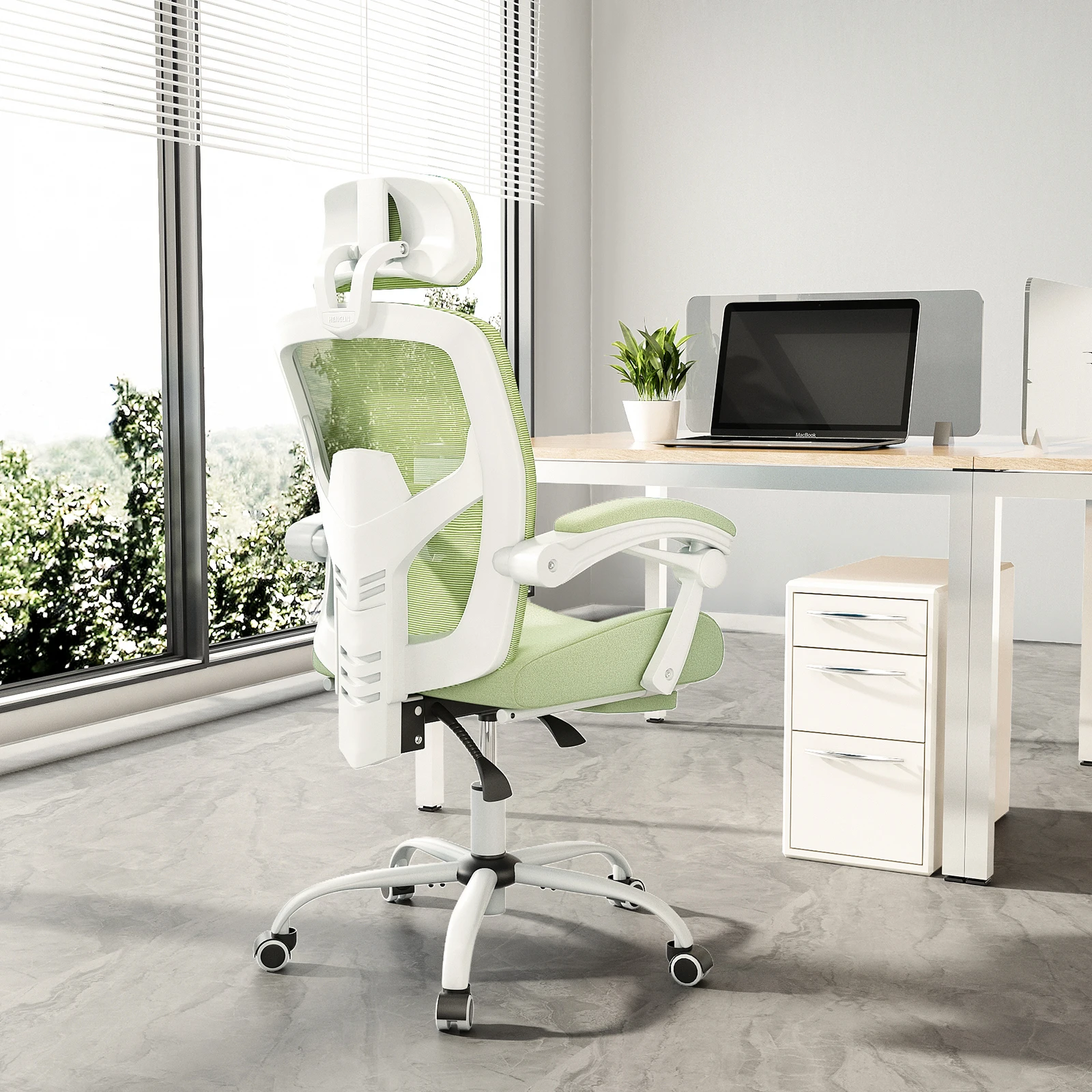 JHK-Ergonomic-Reclining-High-Back-Mesh-Office-Chair-Computer-Desk ...