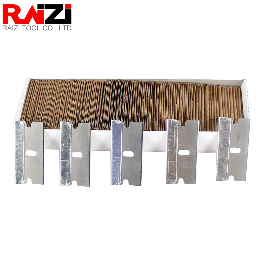 Raizi 100 pcs/lot Safety Carbon Steel Single Edge Razor Blades for ...