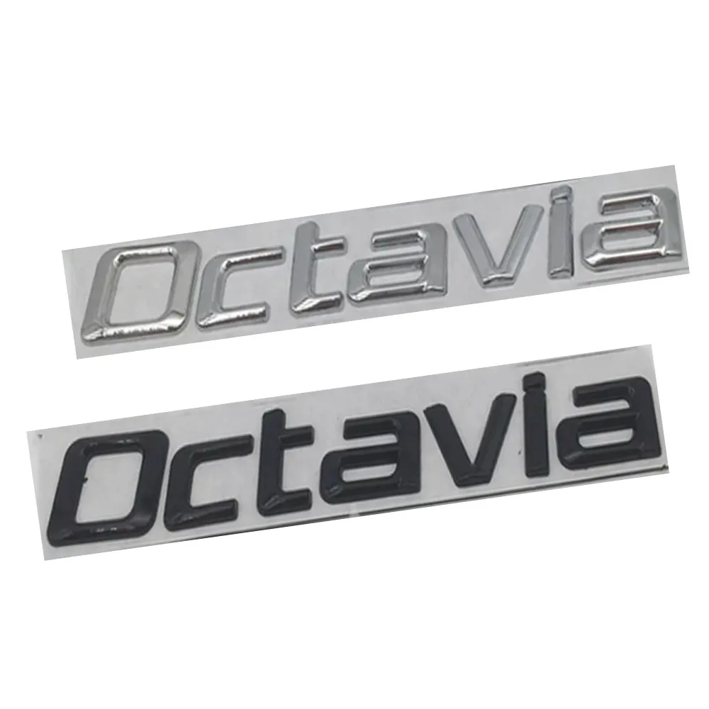 For SKODA Octavia Car Fender Side Stickers Rear Bumper Sticker Rear ...