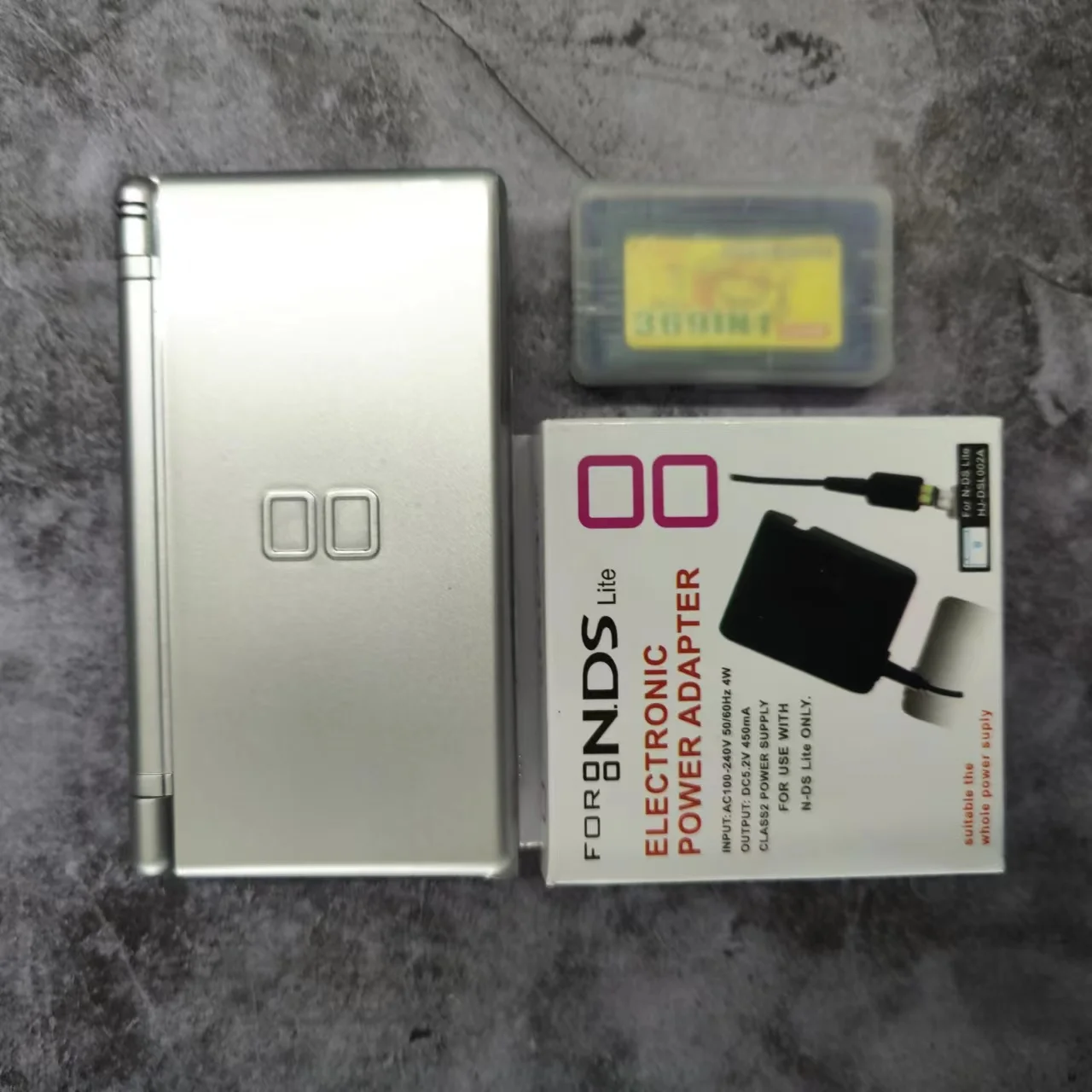 Nintendo DS Lite Transparent Handheld Console Game System & Charger USA ...