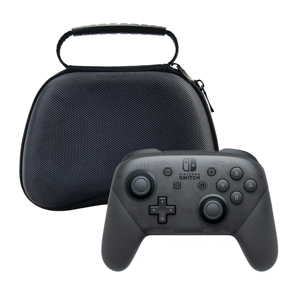 Portable Ns Switch Pro Game Controller Bag Hard Eva Nylon Case Cover ...