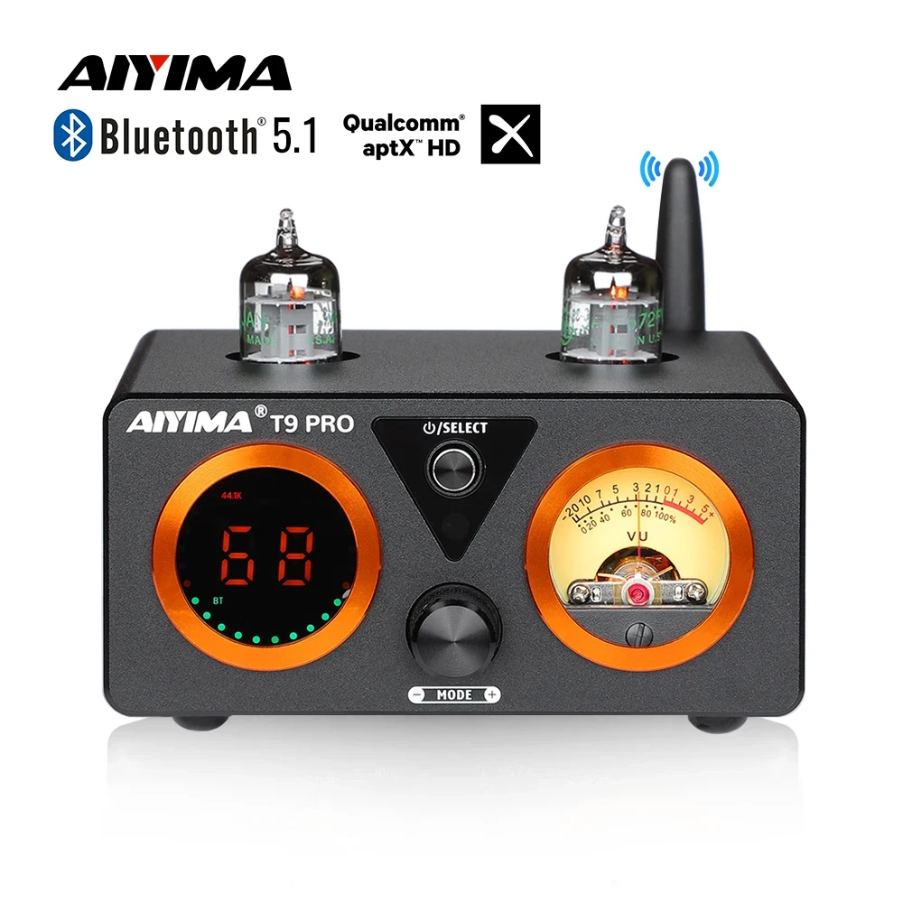 AIYIMA-Audio-T9-PRO-T9-HiFi-Bluetooth-Tube-Amplifier-USB-DAC-Stereo ...